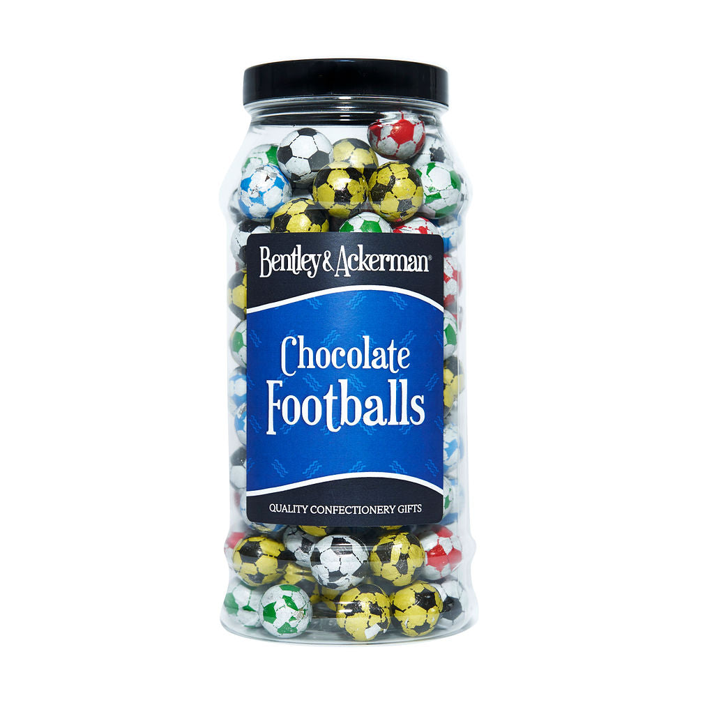 Chocolate Footballs | Bentley & Ackerman – BENTLEY & ACKERMAN